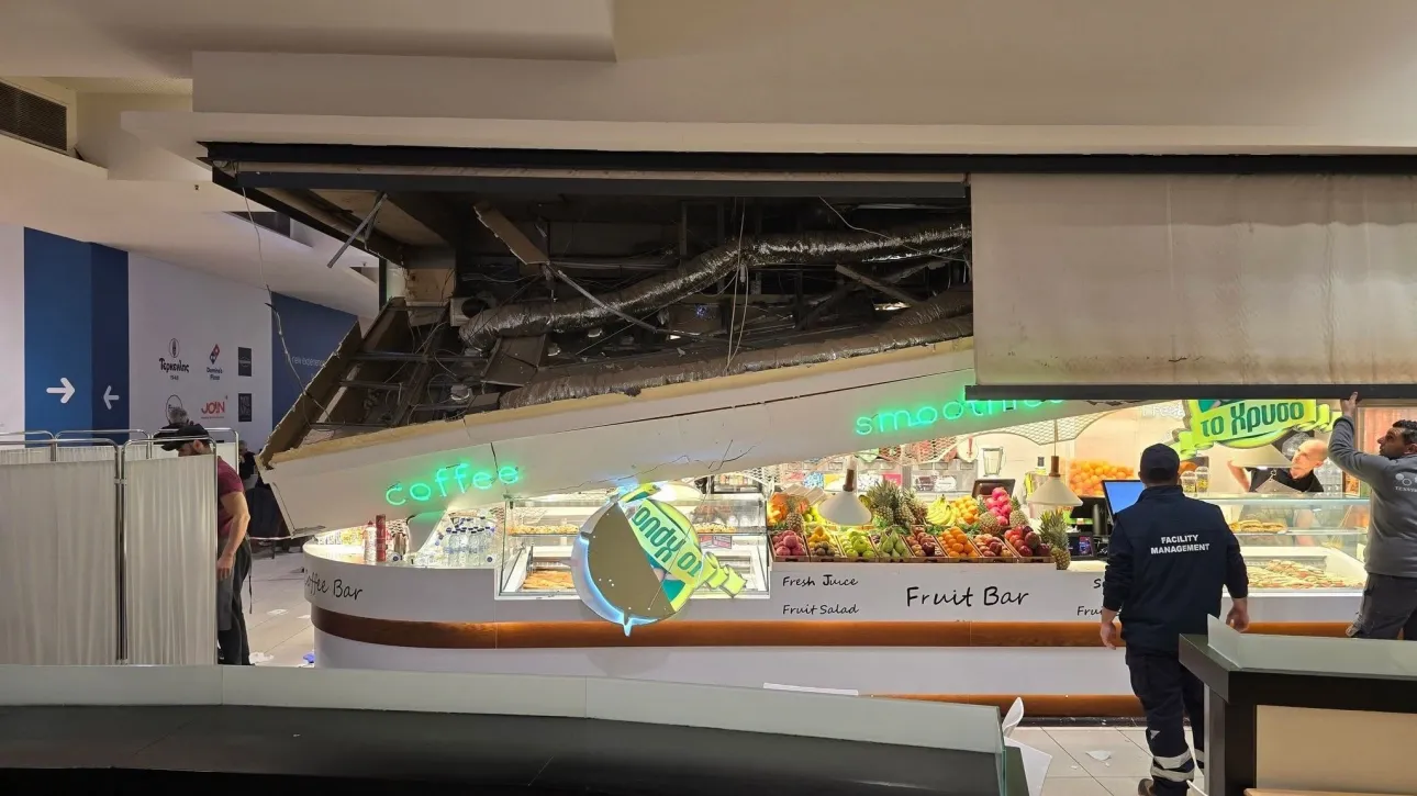 Θεσσαλονίκη: Γυναίκα τραυματίστηκε από κατάρρευση ψευδοροφής σε κατάστημα (video) - EPIRUSGATE